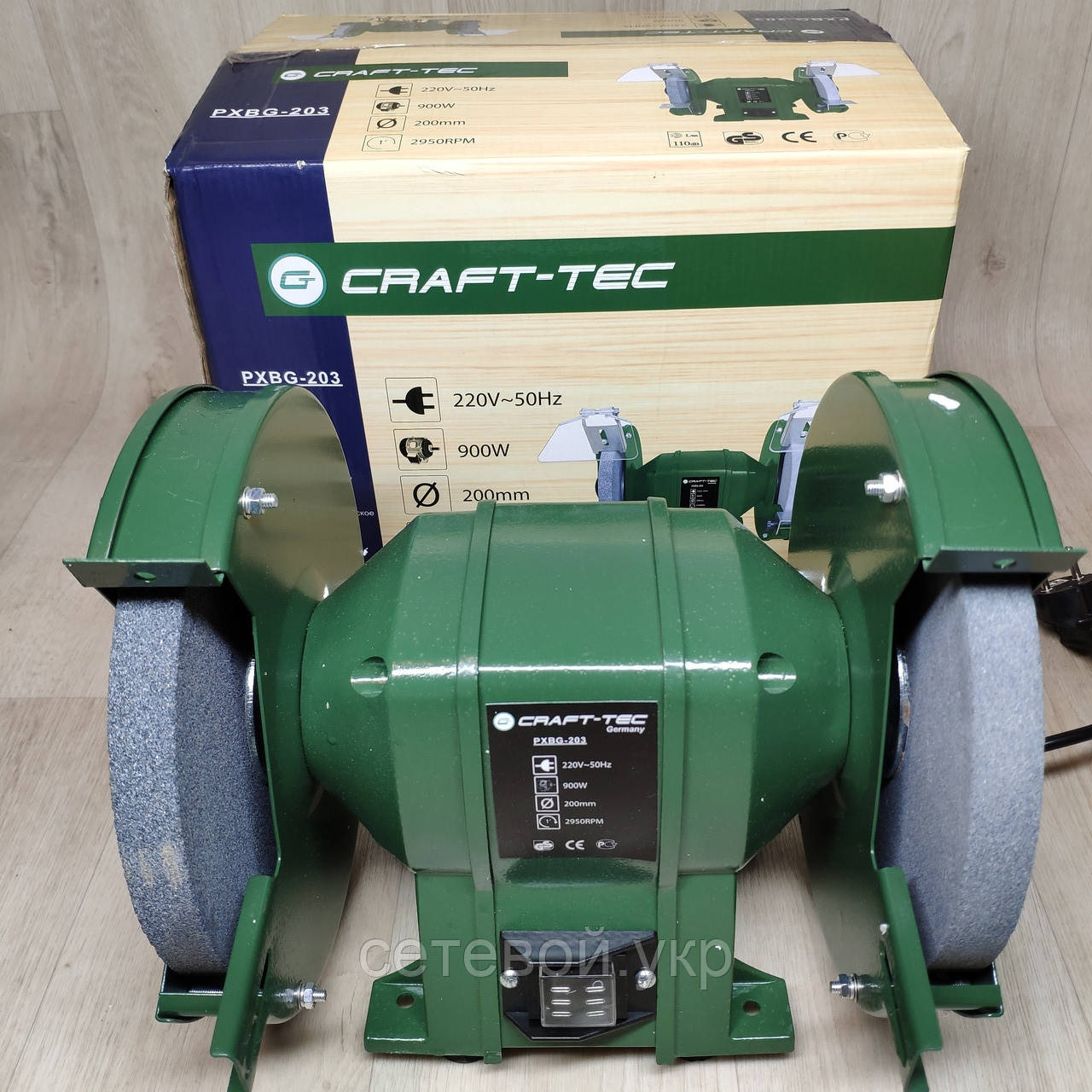 Купить Точило электрическое Craft-tec ТЭ-200, цена 1250 ₴ — Prom.ua (ID ...
