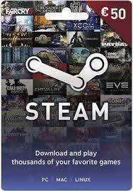 Купить Карта оплаты Steam Wallet 50 (Euro card), цена 2499 грн — Prom ...