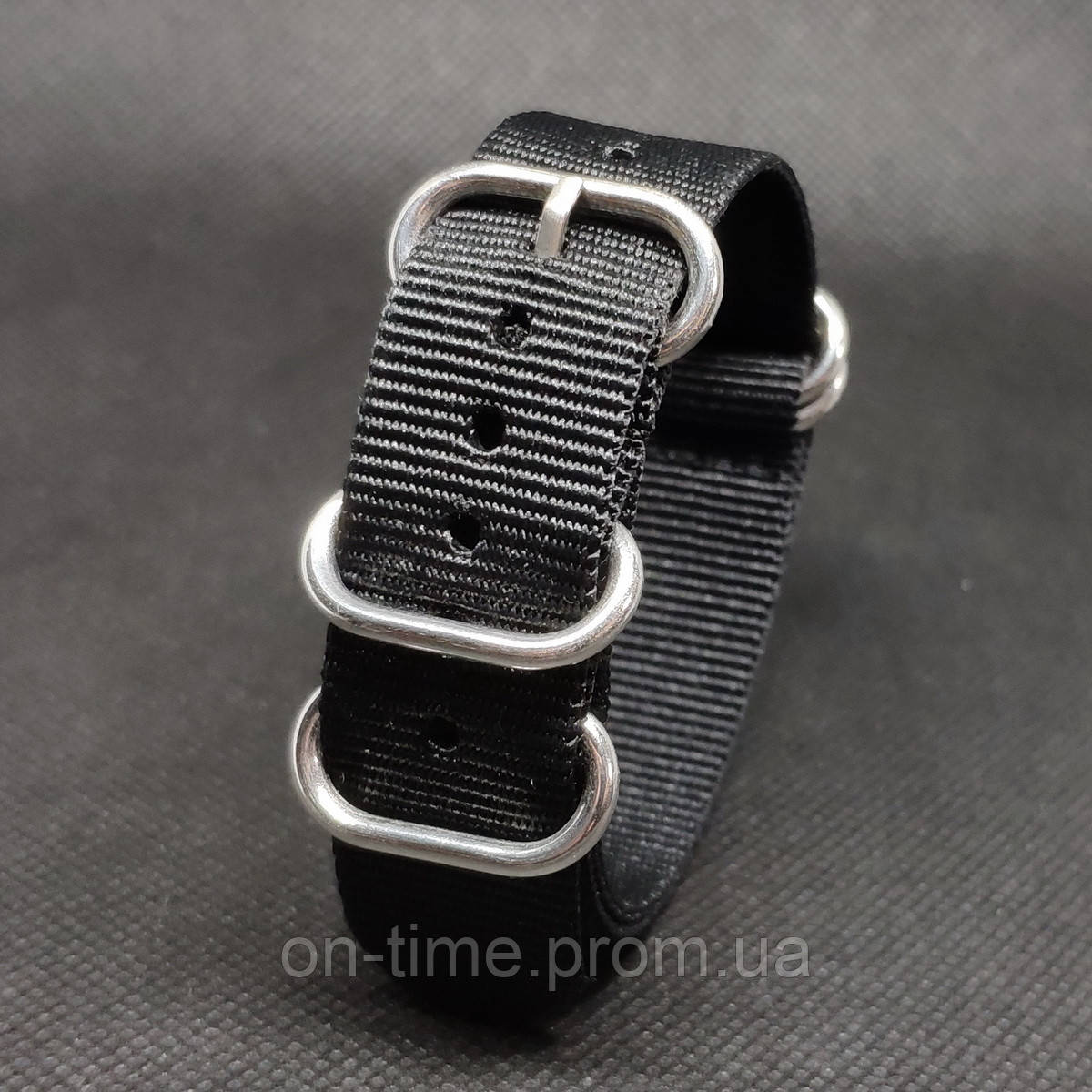 18 20 22 Мм Nato Zulu Black Чёрный. Ремешок для Часов ЗУЛУ, Нато ...