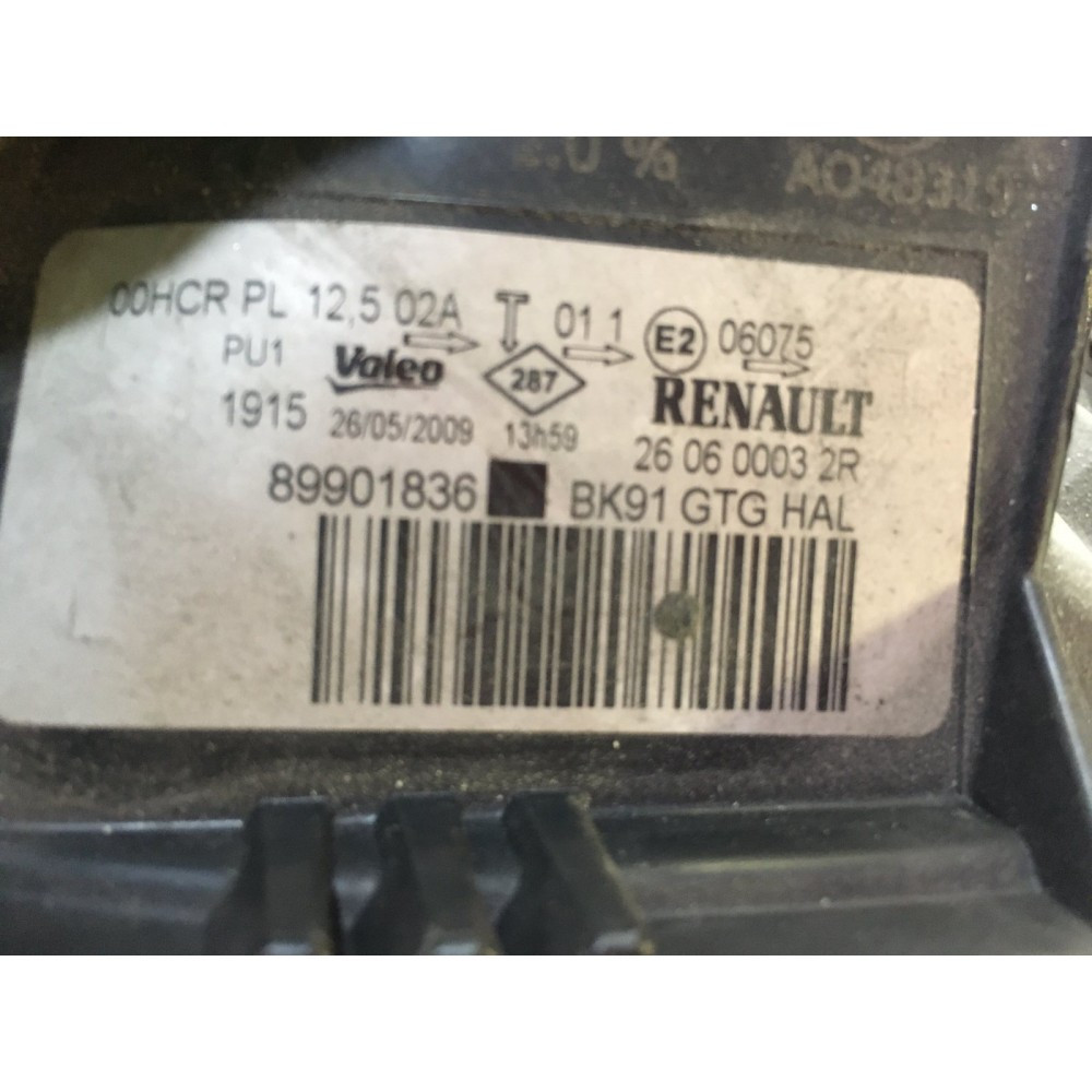 Купить Фара левая Renault Laguna 3 260600032r ( Рено Лагуна ), цена ...