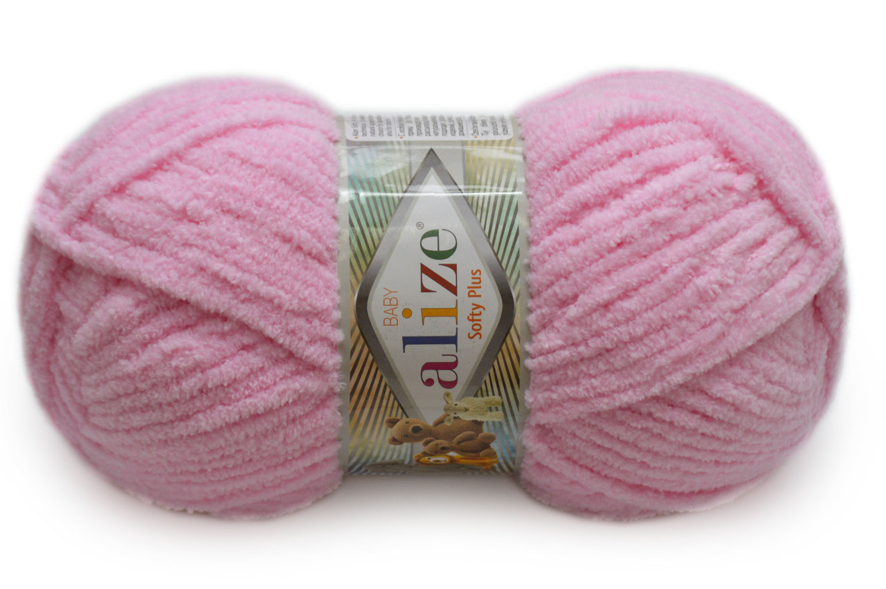 Alize Softy Plus, Світло-рожевий №185 - купити інтернет-магазин товарів для рукоділля Україна ...
