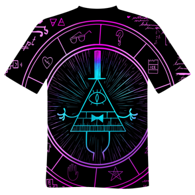 Купить Футболка 3D с принтом "Neon Bill Cipher", цена 850 ₴ — Prom.ua ...