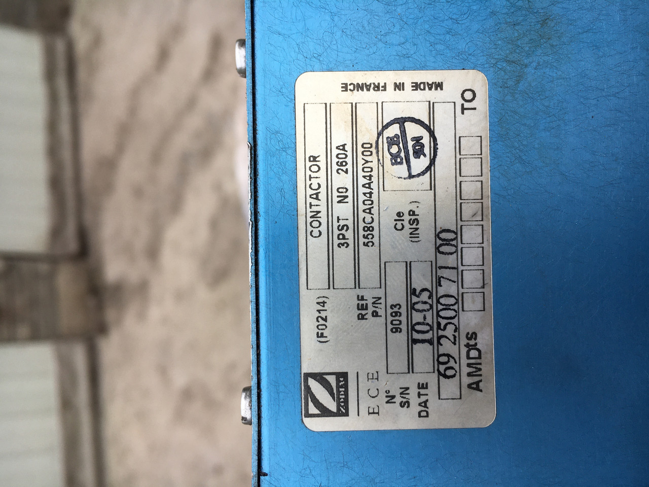 Авіаційне Реле реле літака Contactor F0214 Франція, ціна 1341.93 грн ...