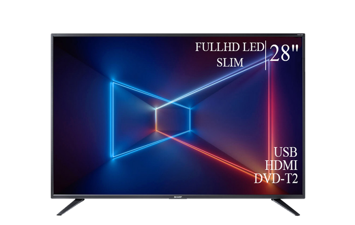 Современный Телевизор Sharp 28" FullHD T2 USB Гарантия 1 ГОД!, цена: 5787 ₴, купить на Prom.ua