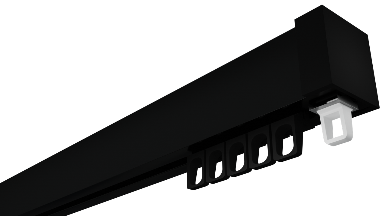 Карниз для Штор Потолочный Arin Черный Усиленный — Купить Недорого на ...