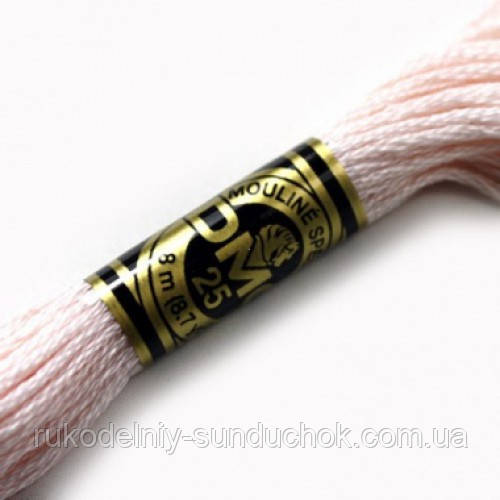 Мулине DMC 819 (ДМС) франция (оригинал) (ID#190581791), цена: 22 ...