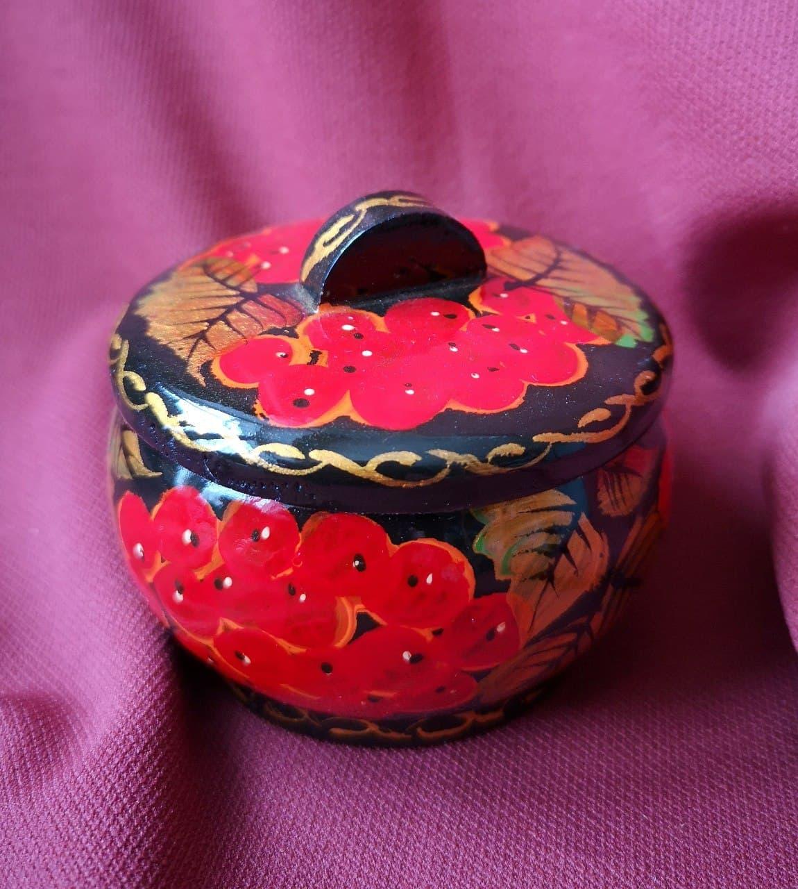 Солонка в Петриковском Стиле, Дерево. (ID#1333030727), цена: 180 ...