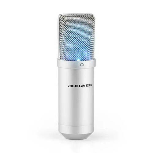 Профессиональный Конденсаторный микрофон Auna MIC-900S-LED USB ...