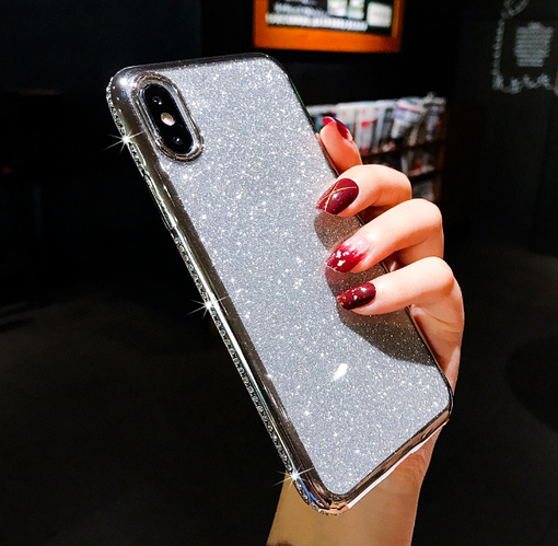 Купить Силиконовый чехол с камнями Сваровски для Iphone XS max, цена ...