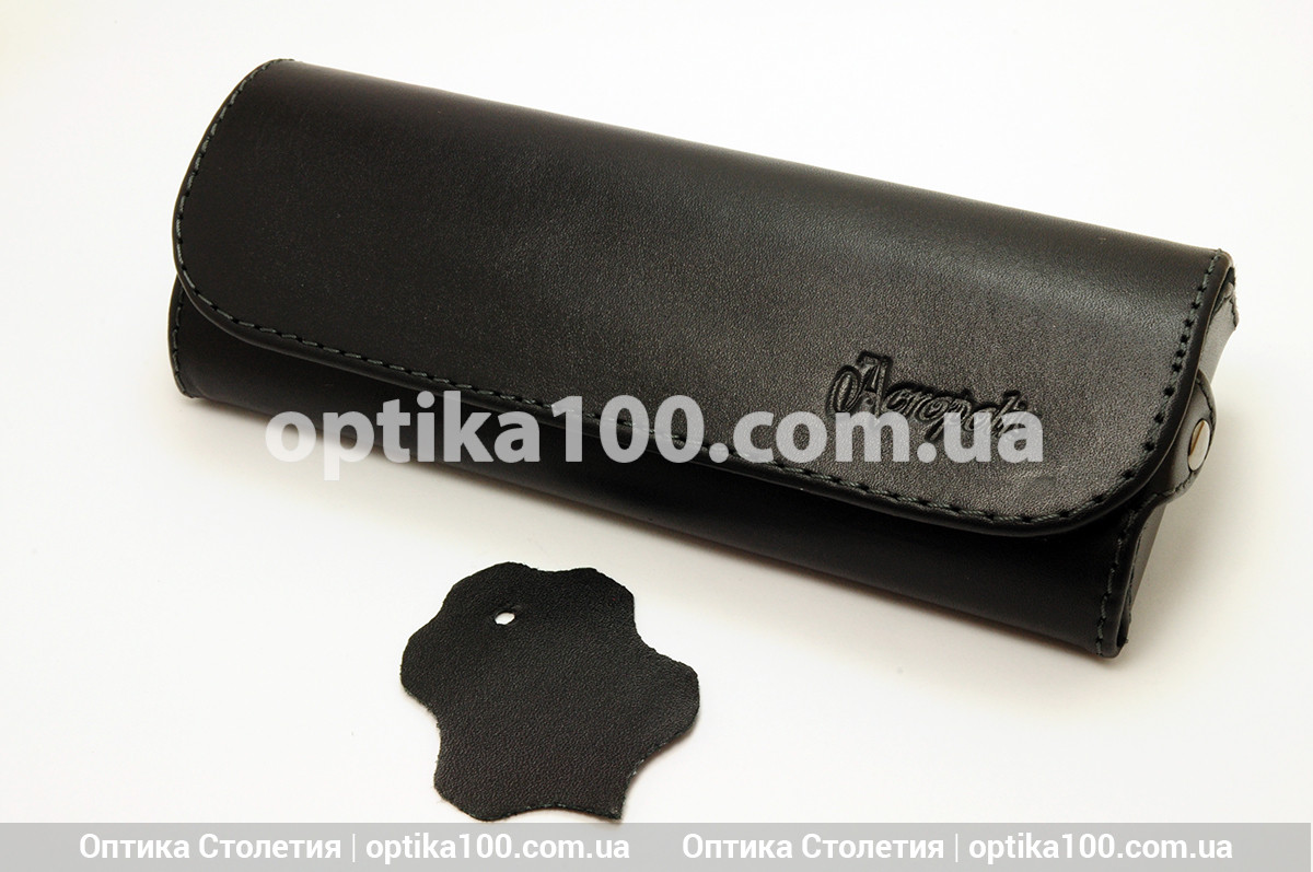 Кожаный футляр для очков черного цвета. Натуральная кожа (ID#1334681393 ...