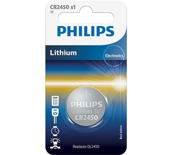 Батарейка Кнопковая, Литиевая PHILIPS (CR2450/10B) — Купить Недорого на ...