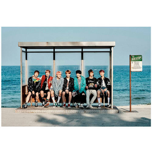 Постер BTS Bus Stop БТС на Автобусной Остановке (7276), цена 70 грн ...