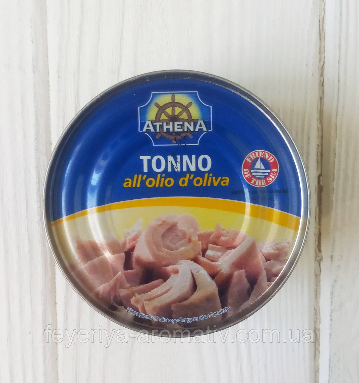 Консервированный тунец в оливковом масле Athena Tonno 80г/52г (Италия ...