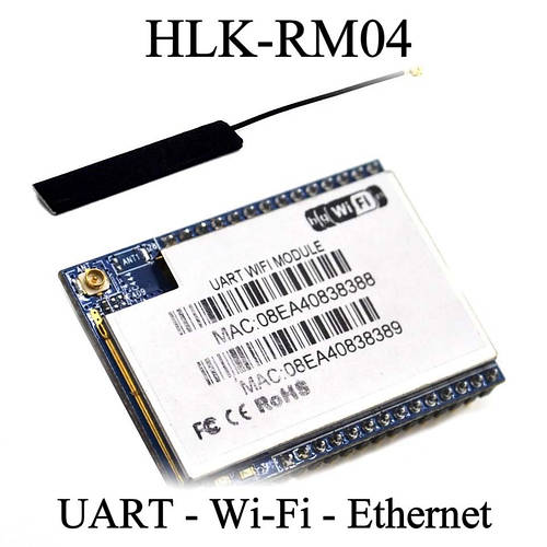 Модуль HLK-RM04 (RS485) WiFi, RJ45 Ethernet RS232 преобразователь ...