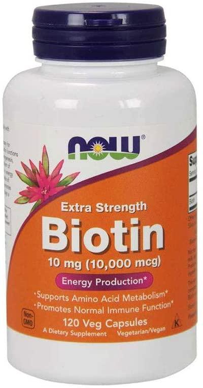 Now Foods Biotin 10000 mcg 120 капсул, цена: 609 ₴, купить на Prom.ua