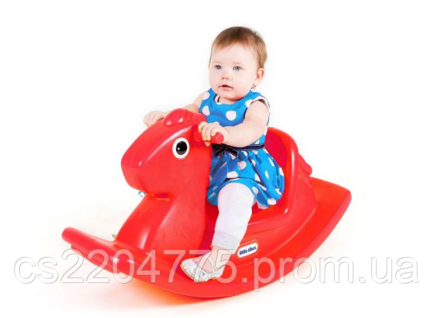 Качель Качалка пластиковая Лошадка Little Tikes 1670 (красный), цена ...