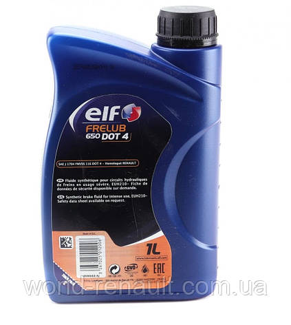 ELF (Франція) 213868 — Гальмівна рідина ELF FRELUB 650 (1 л) | 446 ...