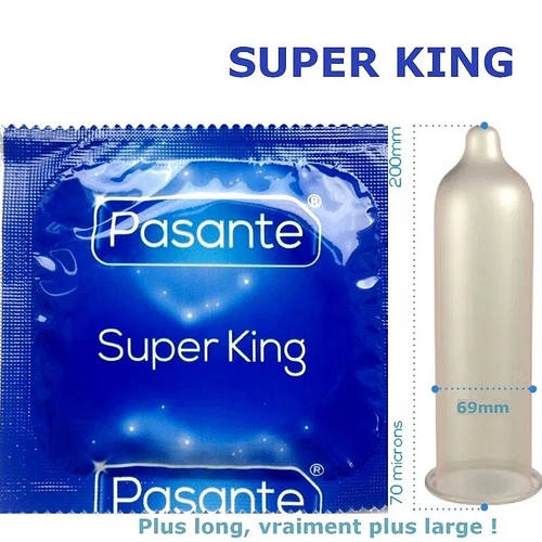 Купить Самые большие презервативы Pasante Super King 69мм. Скидки, цена ...