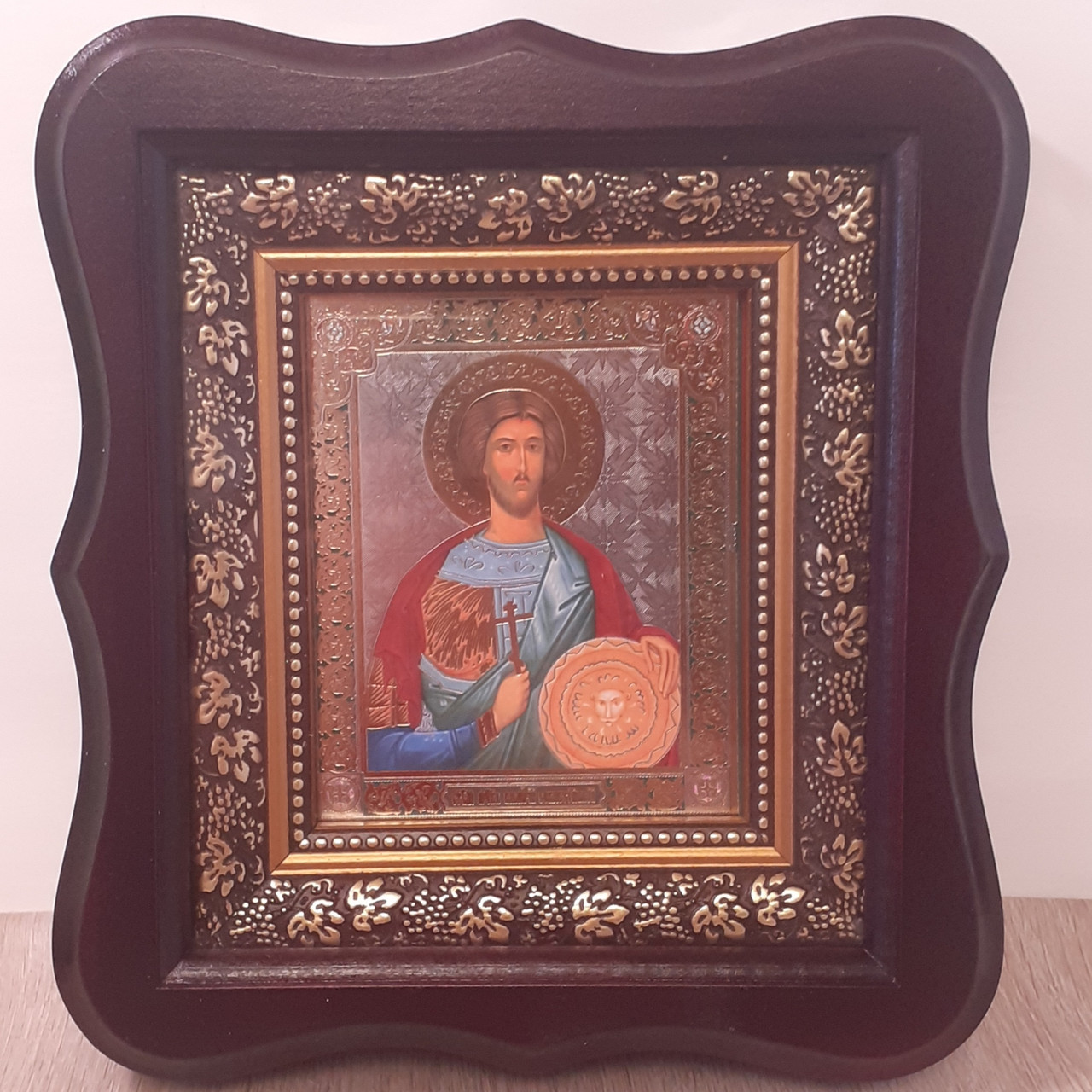 Икона Святой Мученик Валерий Севастийский, Лик 10х12 См, в Темном ...