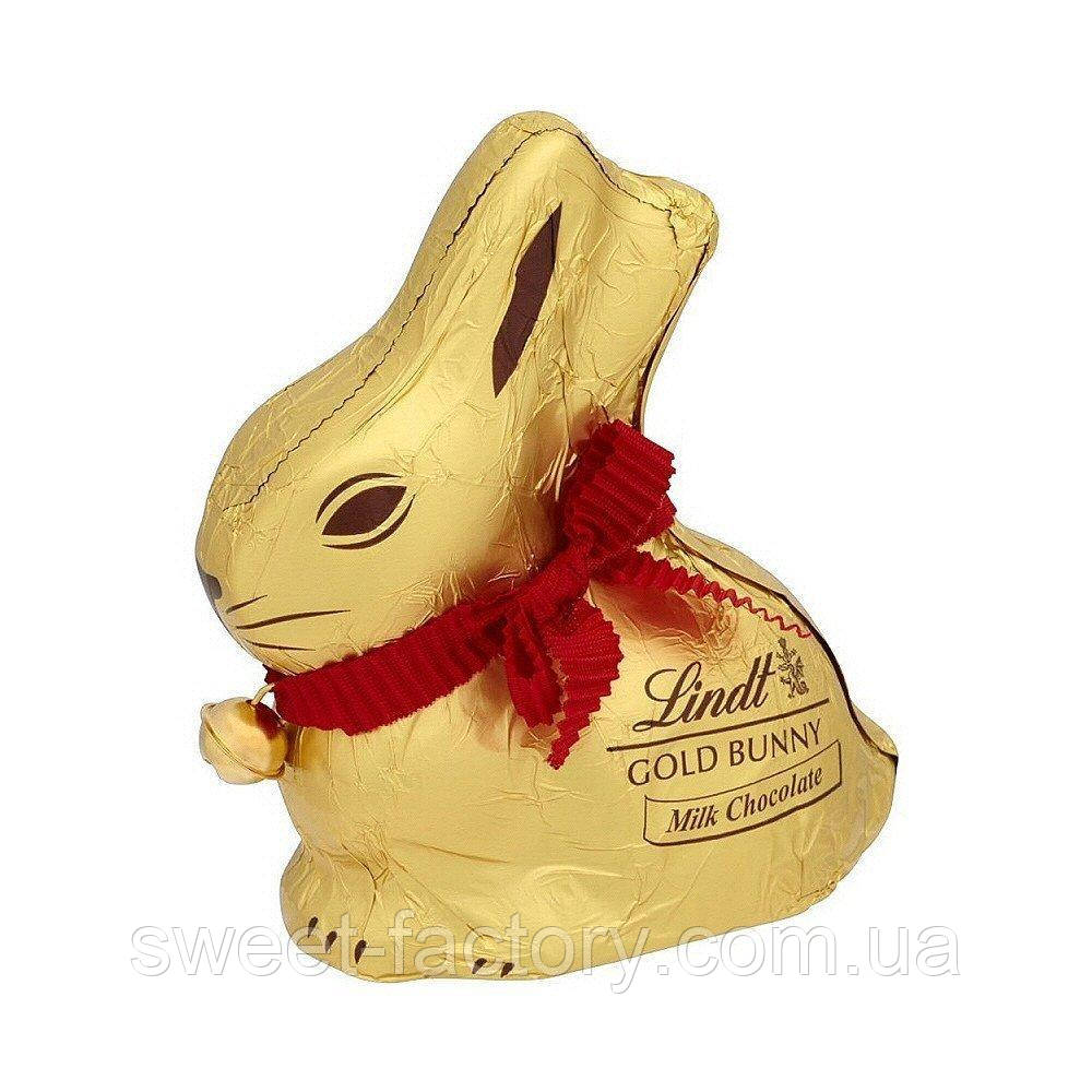 Пасхальный кролик Lindt Goldhase Milk Chocolate Easter Bunny 100g ...