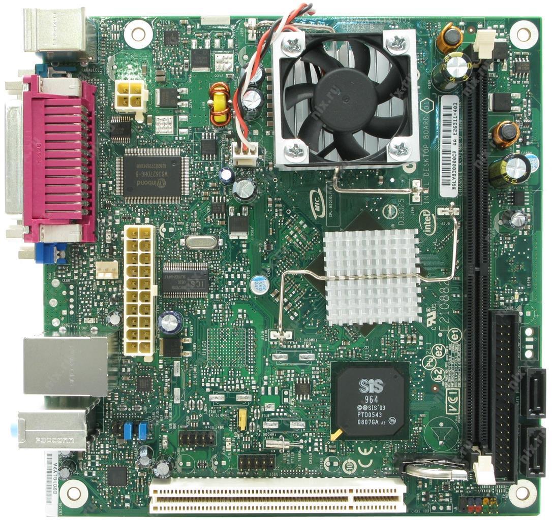 Материнская Плата Intel D201GLY2 с Впаянным CPU, Бу — Купить Недорого на Bigl.ua (1341811250)