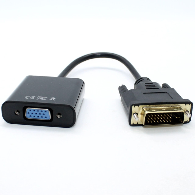 Адаптер Переходник DVI-D To VGA Dual Link Мониторный Конвертор для ...