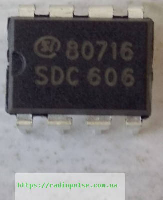 Микросхема SDC606 ( SDC606U ) , DIP8 (ID#1342596465), цена: 66.88 ₴, купить на Prom.ua