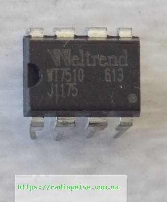 Мікросхема WT7510 ( TPS3510 , LP3510 , LP7510 ) , DIP8 (ID#1342597314 ...