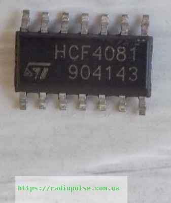 Купить Микросхема HCF4081 smd , so14, цена 12.23 ₴ — Prom.ua (ID#1342593604)