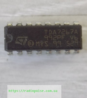 Мікросхема TDA7267A , DIP16 (ID#1342596958), ціна: 37.40 ₴, купити на Prom.ua