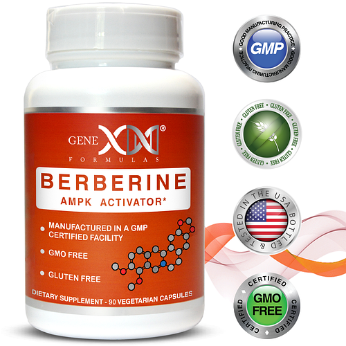 Genex Берберин HCl 500 мг активатор АМФК, 90 веганських капсул (ID ...