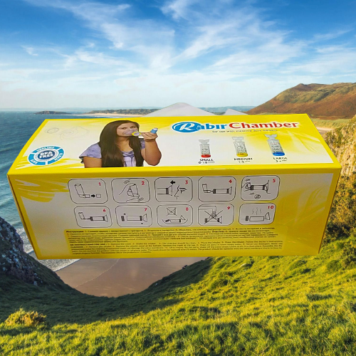 Спейсер Rabir Chamber с маской для детей 1-5 лет 8681078080082 (ID#517173706), цена: 259 ...