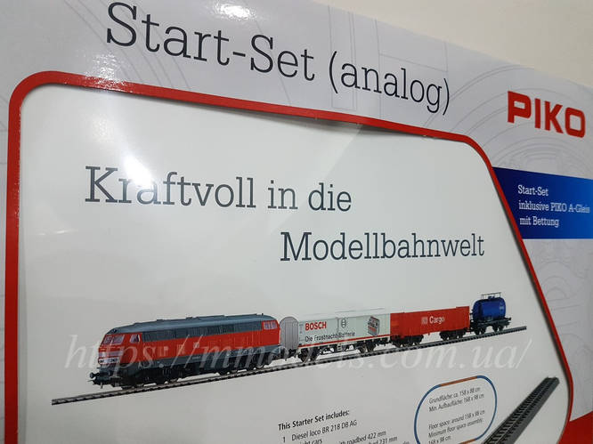 Детская Железная дорога. Стартовый набор грузовой поезд с тепловозом ...