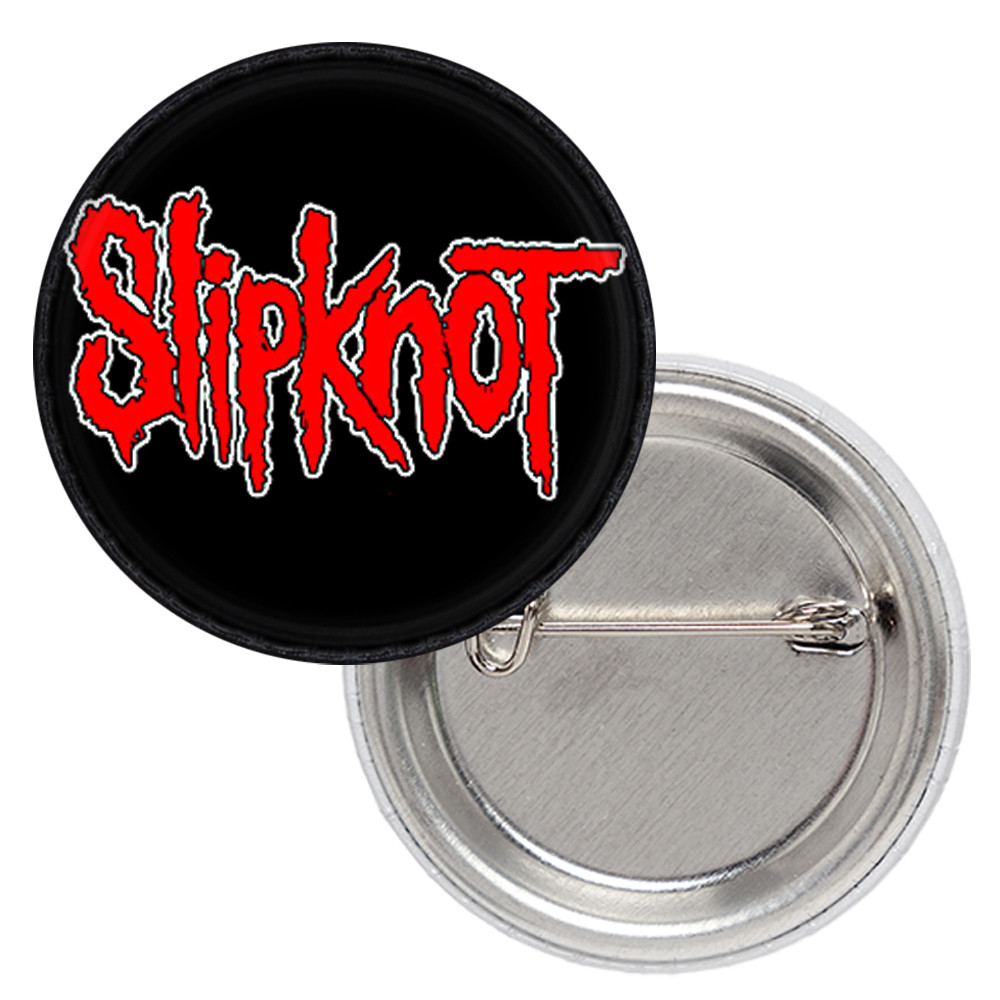 Купить Значок Slipknot (red logo on black), цена 33 ₴ — Prom.ua (ID ...