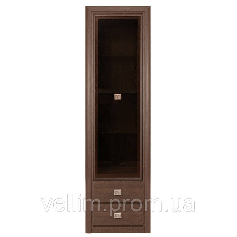 Сервант Gerbor Коен REG1W2S 58,5х200,5х40 венге темное, цена 8140 ₴: купить на Prom.ua | Украина