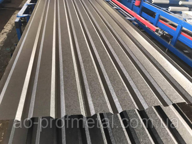 Купить Профнастил двухсторонний матовый RAL 8019, Двухсторонний матовый ...