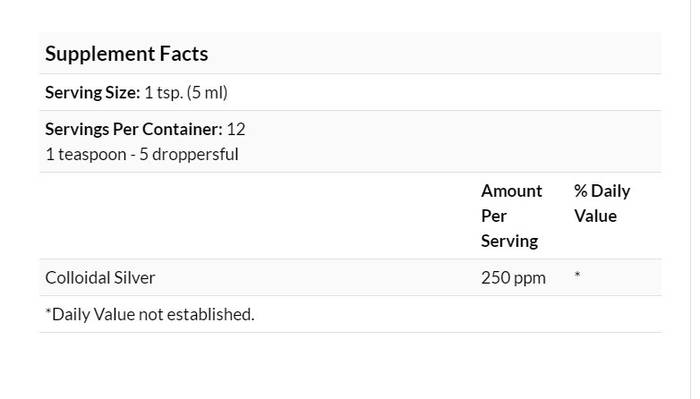 Коллоидное серебро суперконцентрат 500 ppm (США) SILVER WINGS Colloidal ...