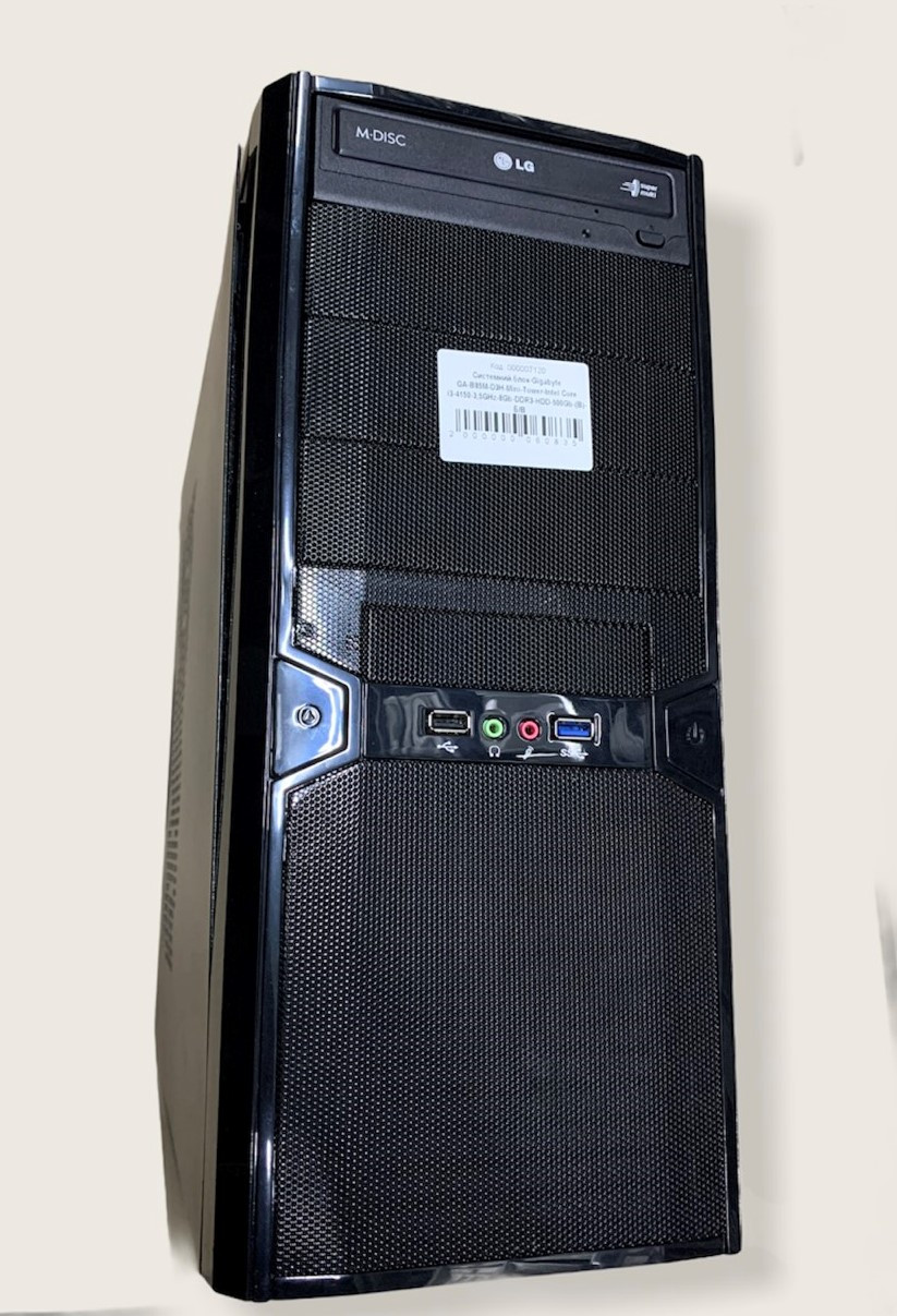 Системный Блок-Gigabyte GA-B85M-D3H-Mini-Tower-Intel Core I3-4150-3 ...