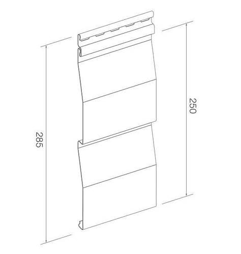 Cайдинг VOX System Max-3 X3-05 бук 0,96м2 (форма панелі плоска), ціна ...