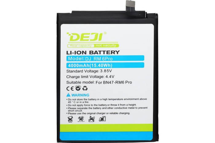 Купити Акумуляторна батарея DEJI Xiaomi BN47 (4000 mAh) для Redmi 6 Pro ...