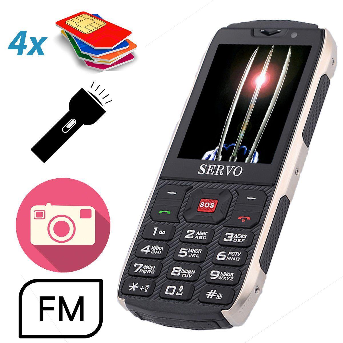 Мобильный телефон SERVO H8 / 4 sim-card / 2.8' (240x320) / dual camera ...