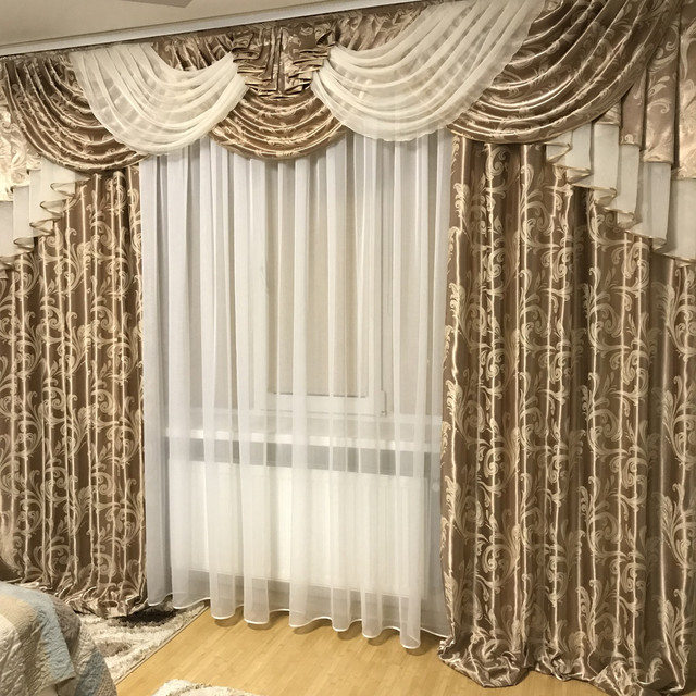 Комплекти штори з ламбрекеном купити у Хмельницькому від компанії Textile Plus