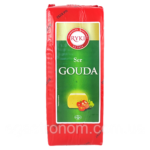 Сир Рікі Гауда Gauda Ryki 2,5kg 2шт/ящ (Код: 00-00001269) (ID#1255550127), ціна: 347 ₴, купити ...