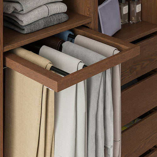 Купить IKEA KOMPLEMENT Выдвижная вешалка для брюк, имитация шпона ...