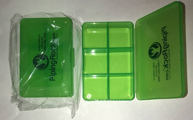 Таблетниця Piping Rock Vitamin Pill Pack Green (6 відсіків) (ID ...