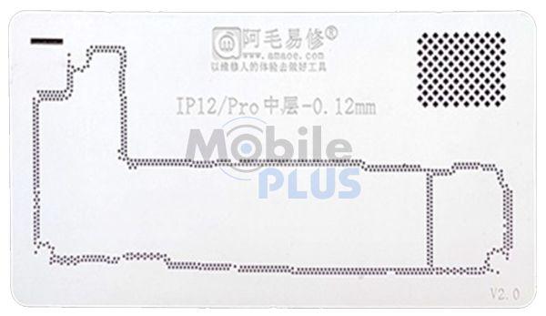 Трафарет BGA AMAOE для IPhone 12, 12 Pro (для Платы) — Купить Недорого ...