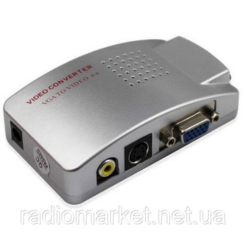Купить Конвертер VGA в AV ( PC to TV), цена 529.70 ₴ — Prom.ua (ID ...