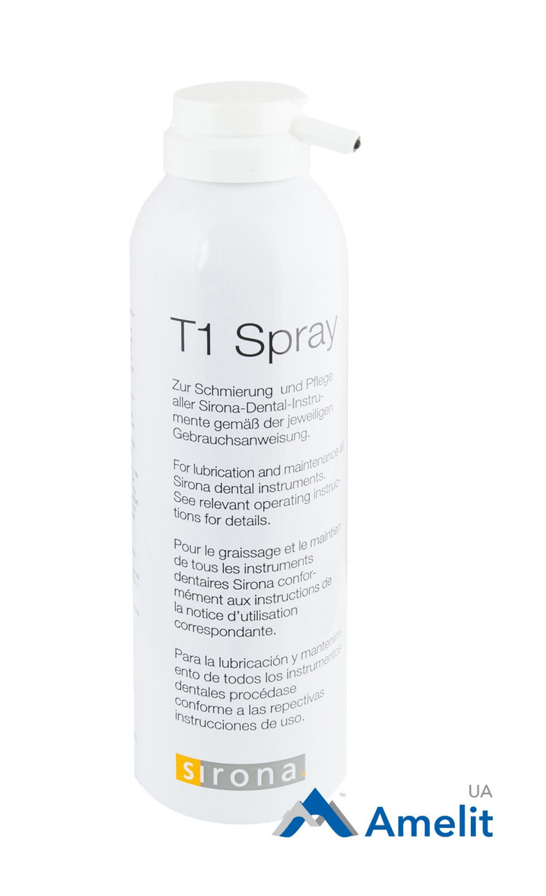 Масло-спрей T1 Spray, флакон (Dentsply Sirona), 250 мл, цена 984 грн ...