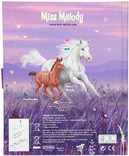 Купити TOP Model щоденник на кодовому замку і з музикою Miss Melody by ...