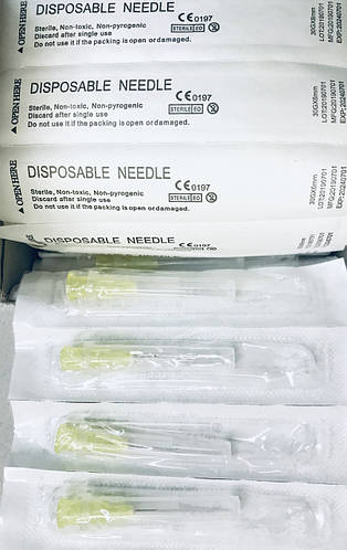 Игла для мезотерапии Disposable needle, Japan steel G30 0,3x6 mm, цена ...